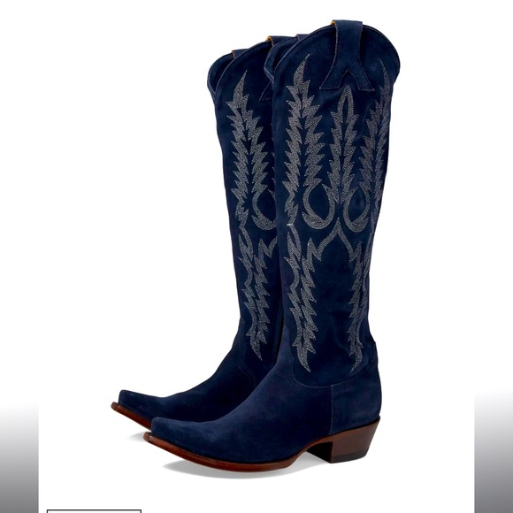 Old Gringo | Shoes | Old Gringo Mayra Bis Navy Suede 8 Tall Snip Toe ...